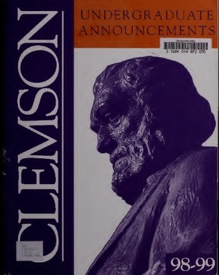 "Clemson Catalog, Vol 73" by Clemson University
