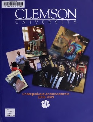 "Clemson Catalog, Vol. 83" by Clemson University