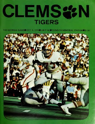 "Georgia vs Clemson (10/5/1974)" by Clemson University