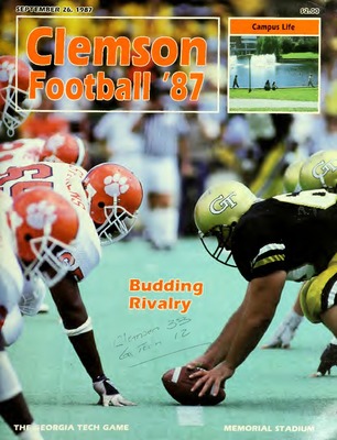 "Georgia Tech vs Clemson (9/26/1987)" by Clemson University