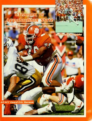 "Appalachian State vs Clemson (9/22/1990)" by Clemson University