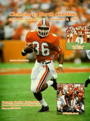 "North Carolina vs Clemson (11/3/1990)" by Clemson University