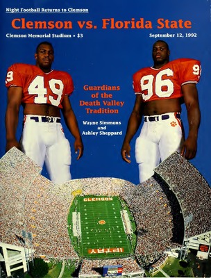 "Florida State vs Clemson (9/12/1992)" by Clemson University