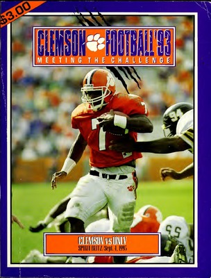 "UNLV vs Clemson (9/4/1993)" by Clemson University